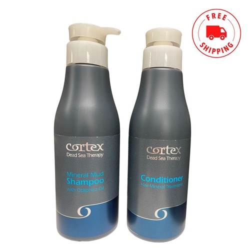 Cortex Dead Sea Therapy Mineral Mud Shampoo & Conditioner Set - 400ml/13.5oz | eBay
