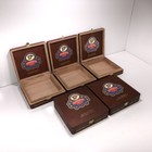 Lot of 5 Aganorsa Leaf Toro Empty Wooden Cigar Boxes 7.5x7.5x1.75 #31 ...