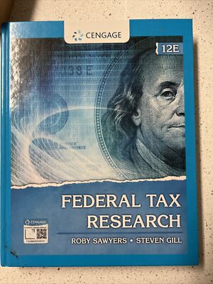 Federal Tax Research by Steven Gill and Roby Sawyers (2020, Hardcover ...