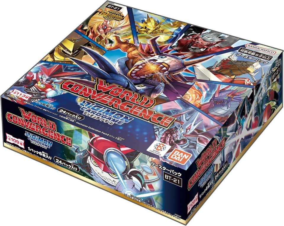 BANDAI Digimon Card Game World Convergence Booster Pack Box TCG JAPAN ...