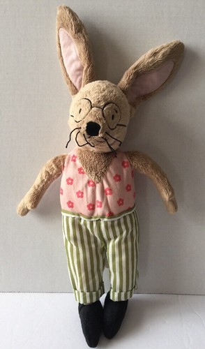 Plush Bunny Rabbit Piphare Ikea Stuffed Animal Toy 15" Glasses | eBay