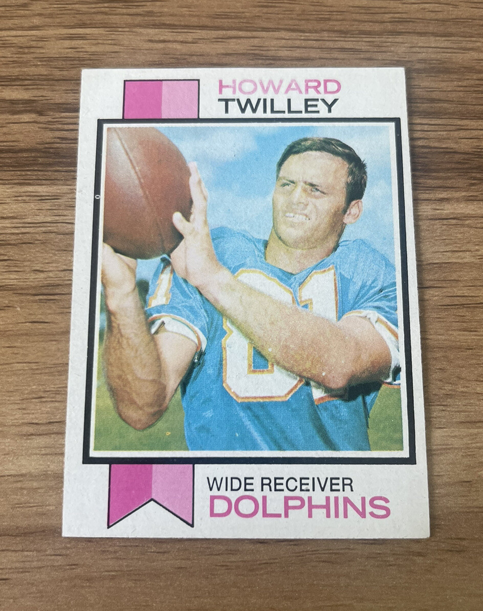 1973 TOPPS #21 HOWARD TWILLEY MIAMI DOLPHINS FOOTBALL CARD | eBay