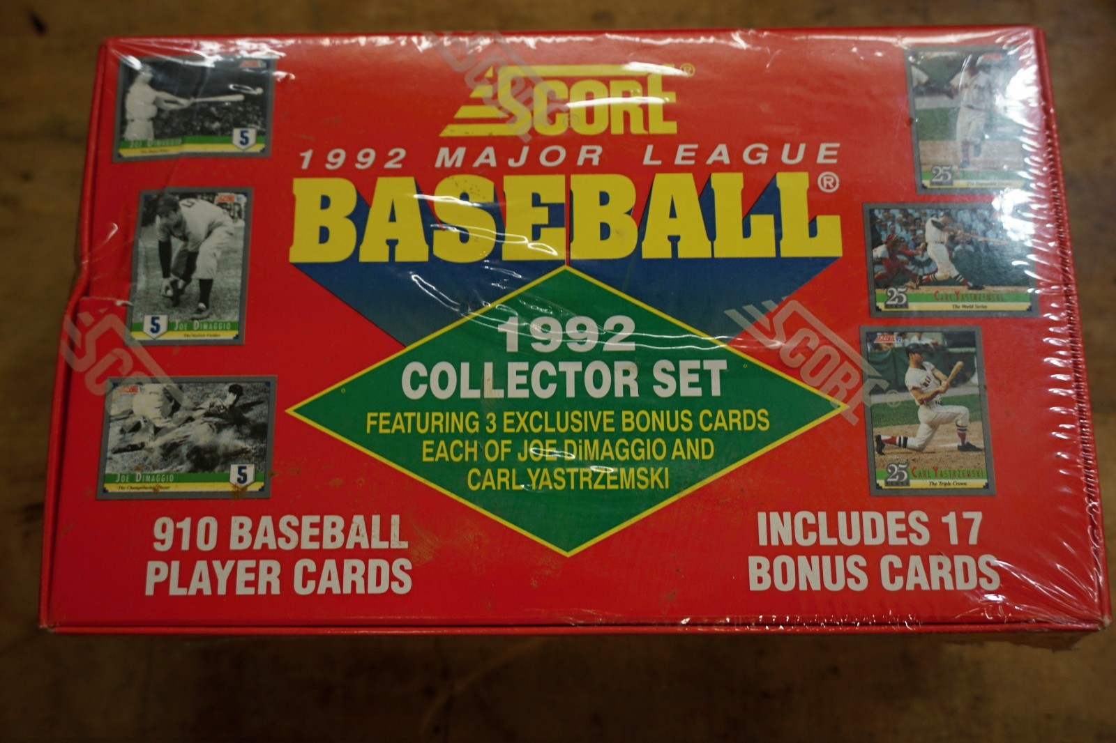 SCORE-1992-MAJOR-LEAGUE-BASEBALL-COLLECTOR-SET-NEW-SEALED-910-CARDS ...