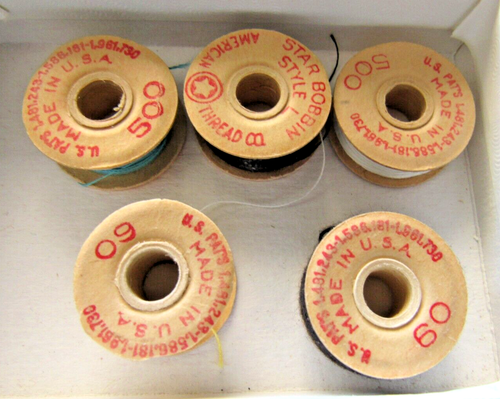 Vintage STAR American Thread Co. BOBBINS Spools Size 60, 500 USA (PP ...