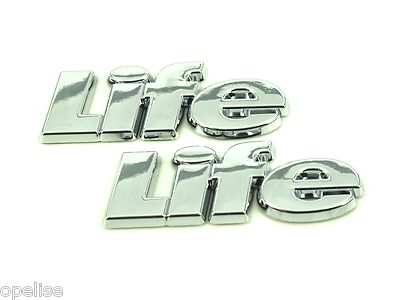 2 x Genuine New VAUXHALL LIFE BADGES Emblem For Corsa C 2000-06 ...