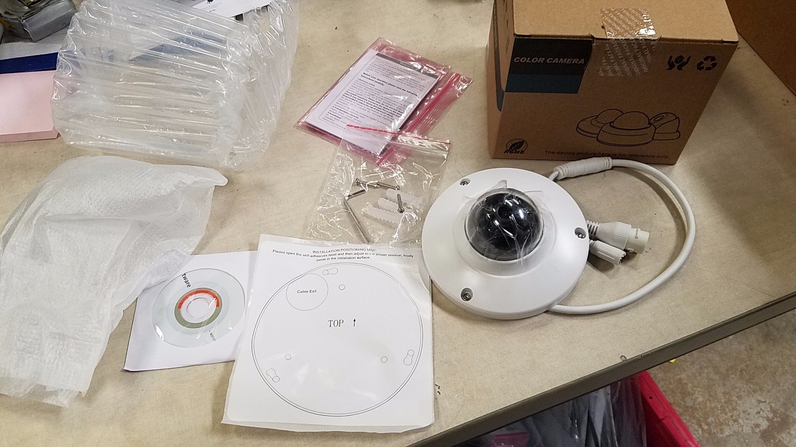 Lot of 5 Sensormatic IPC-HD1100CN IP Security Camera1Megapixel ...