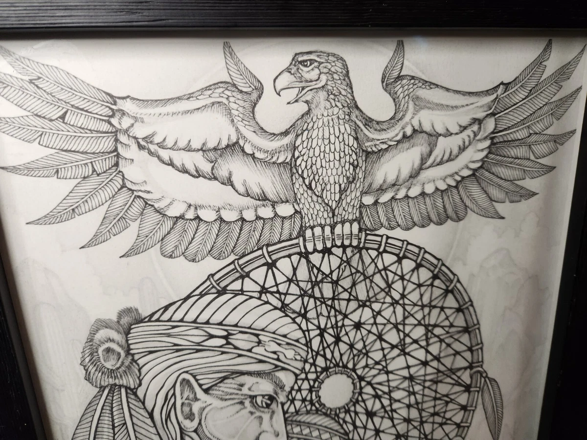 Native Eagle Drawings