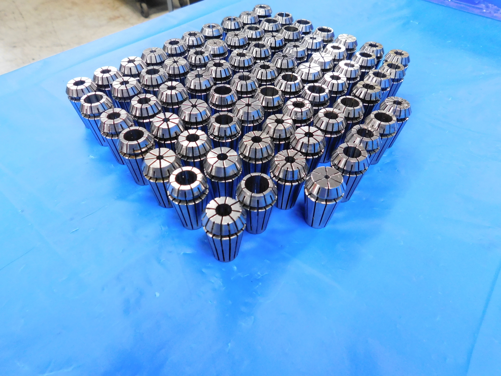 LOT OF 75PCS KENNAMETAL / SYIC / OTHERS ER16 SPRING COLLET VARIOUS ...