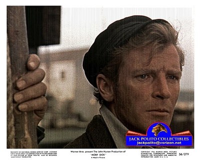 MOBY DICK 1956: GREGORY PECK, RICHARD BASEHART & LEO GENN 8X10 COLOR ...