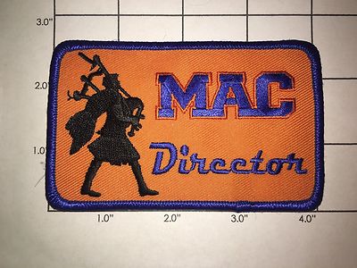 MAC Director Patch - Orange & Blue | eBay