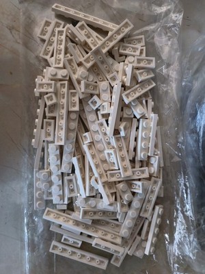 173x Lego 1x Plate Mix Lot Brand New White 1x1 1x2 1x4 1x5 1x6 1x8 ...