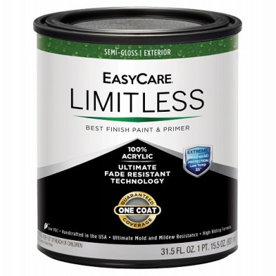 4 Pack - Limitless WeatherAll Exterior House Paint & Primer,Pastel Base ...
