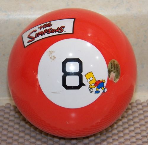 Simpsons Magic 8 Ball Mattel | eBay
