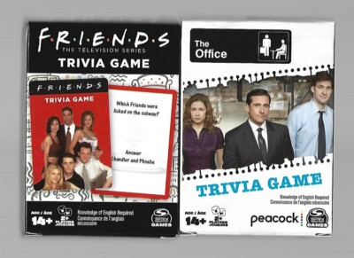 Friends, & The Office TV Trivia Card Games 2+ Players Game Night | eBay