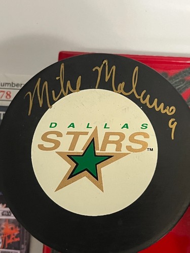 MIKE MODANO Signed Dallas Stars Official Game Puck Auto JSA COA | eBay