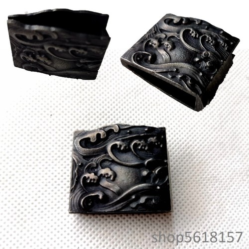 Black Copper Wave Habaki for Japanese Katana sword wakizashi tanto | eBay