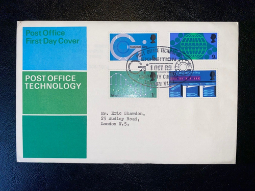 1969 POST OFFICE TECHNOLOGY PO FDC & POST OFFICE TECHNOLOGY EXHIBIT'N ...