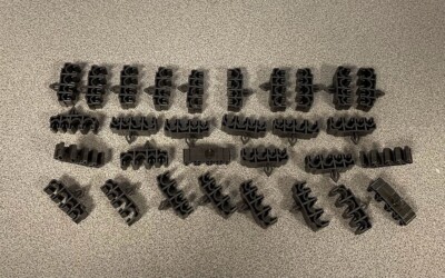 Multi Plastic Brake Line Pipe Mounting Holder Clips 5mm 8mm 3/16‚Äù 5/ ...
