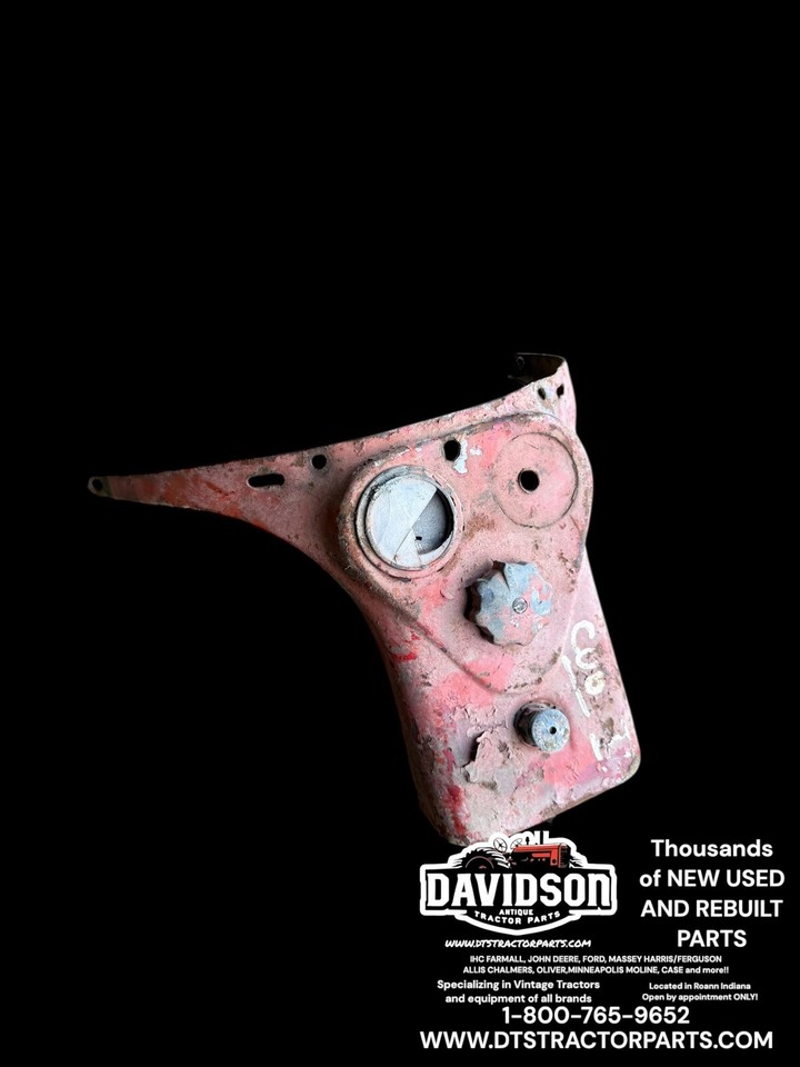 Farmall Cub IH Tractor ORIGINAL dash panel gas tank support w/ switches ...