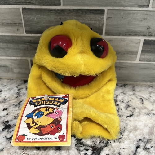 Vintage 1982 PAC-MAN Video Arcade Game Plush Hand Puppet With Tags | eBay