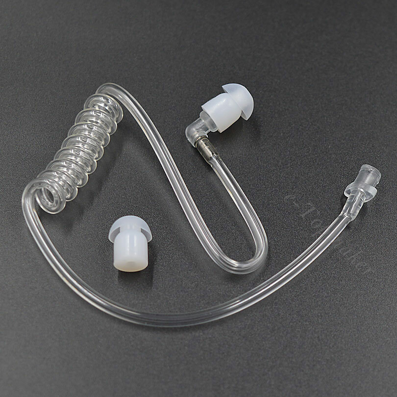 10Pcs Clear Acoustic Tube for Two Way Radio Earpiece Earphone Headset ...