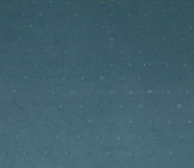 19" x 56" Solid Dark Aqua Blue Plain Color Knobby Weave on Vintage ...