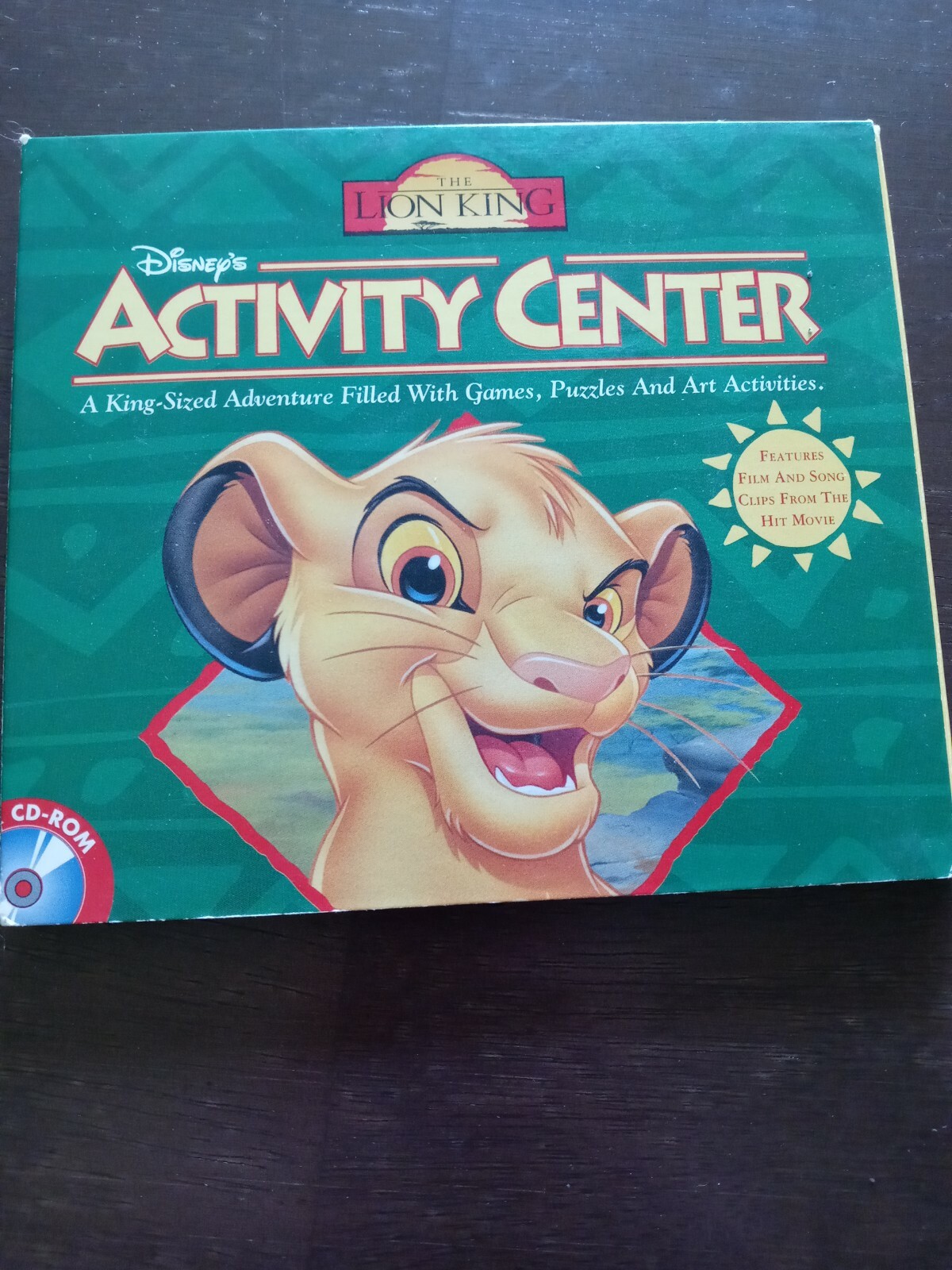 Disneys The Lion King Activity Center Childrens CD Rom Game Mac PC ...