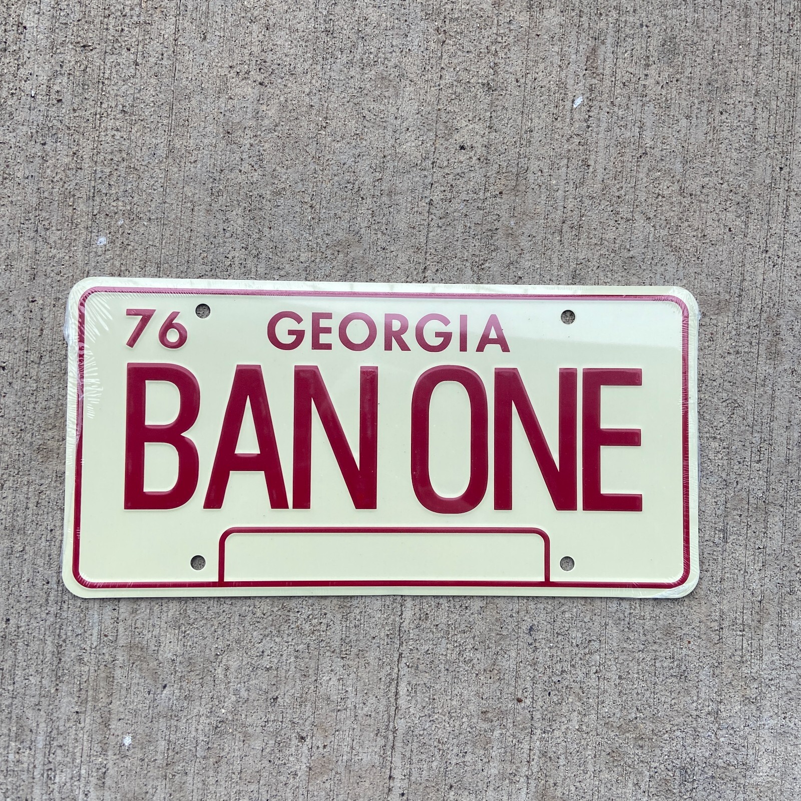 1976 Georgia SOUVENIR License Plate Vintage Style Garage Smokey Bandit ...