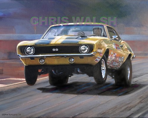 Drag Racing action prints...69 Camaro Super Stock | eBay