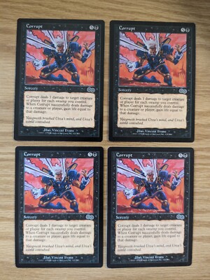 4x Corrupt - Magic The Gathering MTG Collectible Card game | eBay