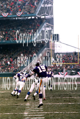 BOB LEE MINNESOTA VIKINGS METROPOLITAN STADIUM VS. L.A. RAMS PLAYOFFS ...