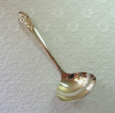 Oneida Community 1950 EVENING STAR Silver Plate Gravy Ladle *FREE ...