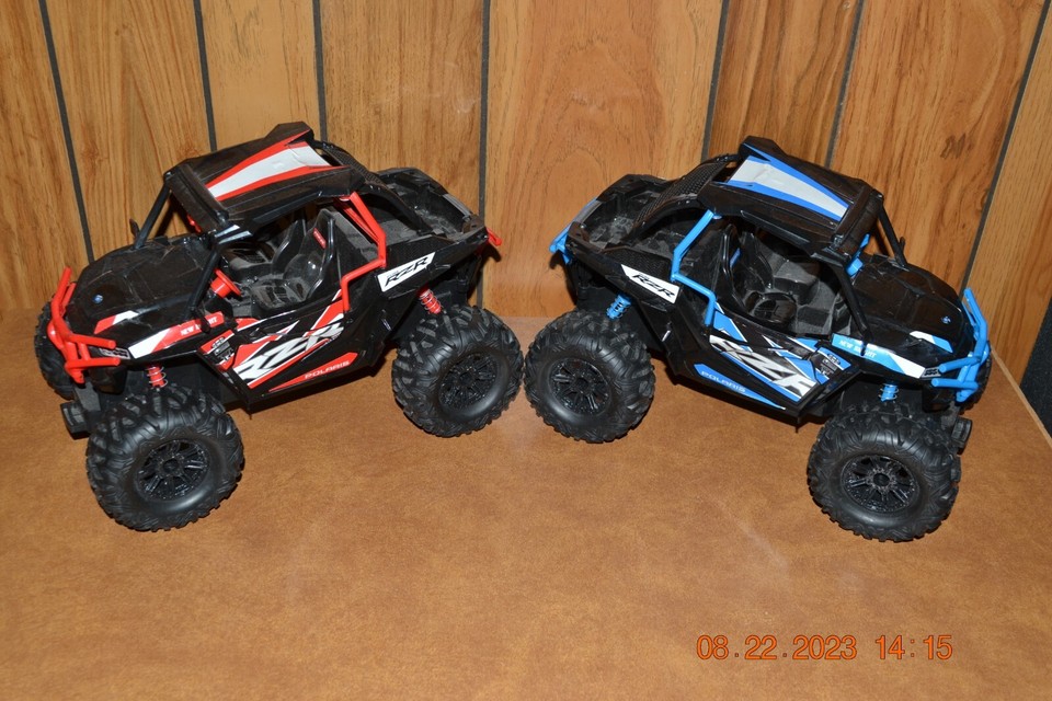 2 New Bright RC Polaris RZR Side-by-Side 4-Wheeler ATV - Untested No ...