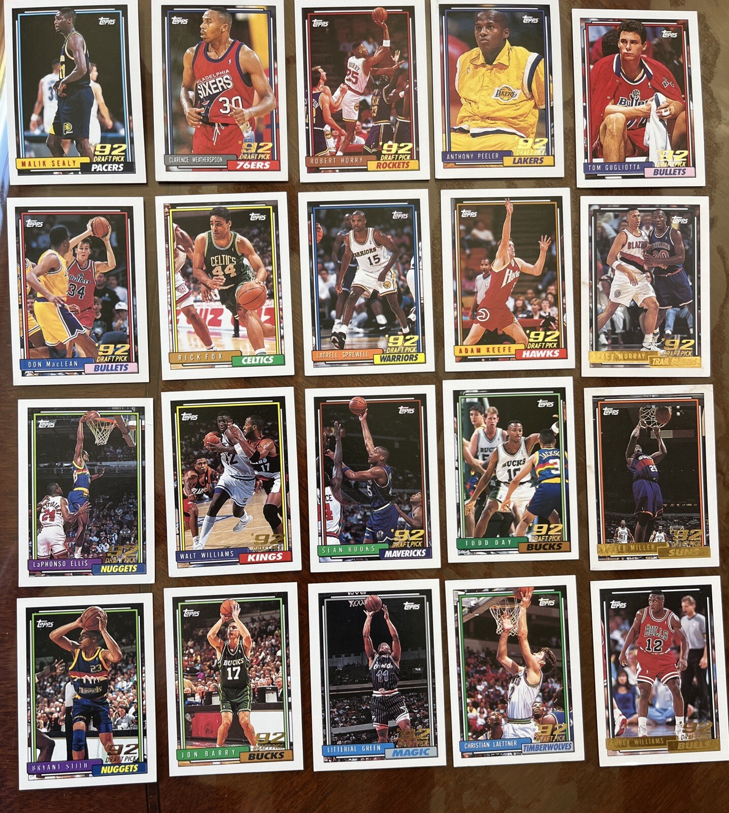 Lot Of 20 Topps 1993 Basketball Trading Cards | eBay