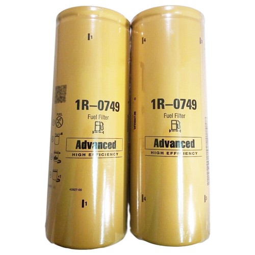2 Pack 1R-0749 Fuel Filter Fits For CATERPILLAR /CAT 1R0749 Replacement ...