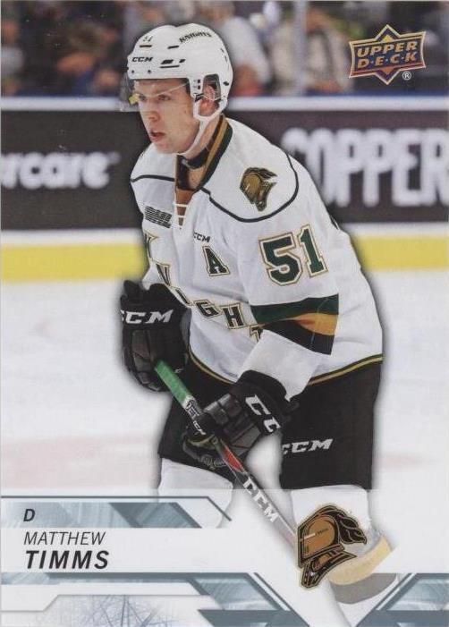 2018-19 Upper Deck CHL - Matthew Timms #261 (RC) for sale online | eBay