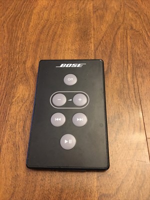 Genuine Bose SoundDock Series 1 Remote Control black Face 6 Buttons No ...