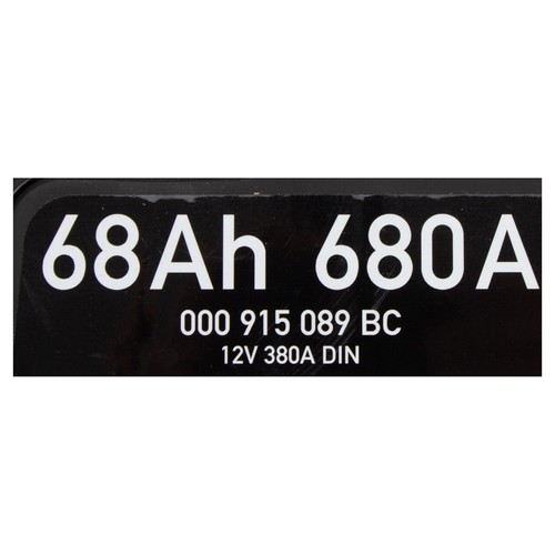 ORIGINAL VW Autobatterie Batterie Starterbatterie 12V 68Ah 680A ...