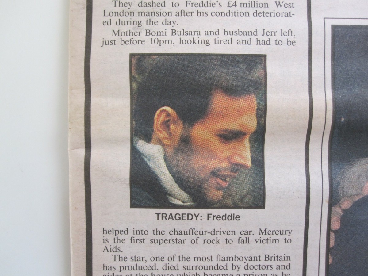 Freddie Mercury November 1991