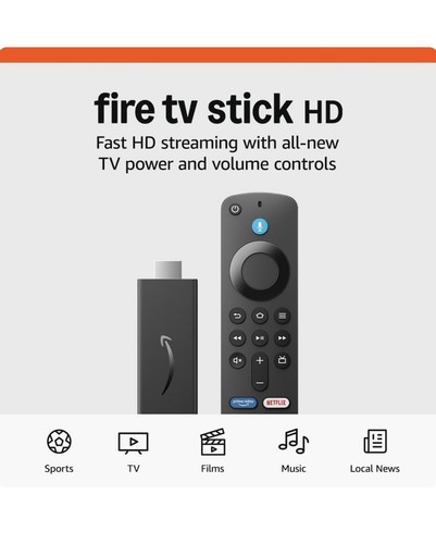 Amazon Firestick TV HD Streaming Device 3rd Generation Fire Stick ...