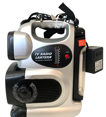 Jensen 5 " TV Radio Lantern Lights Siren Compass & Thermometer DC 12V ...
