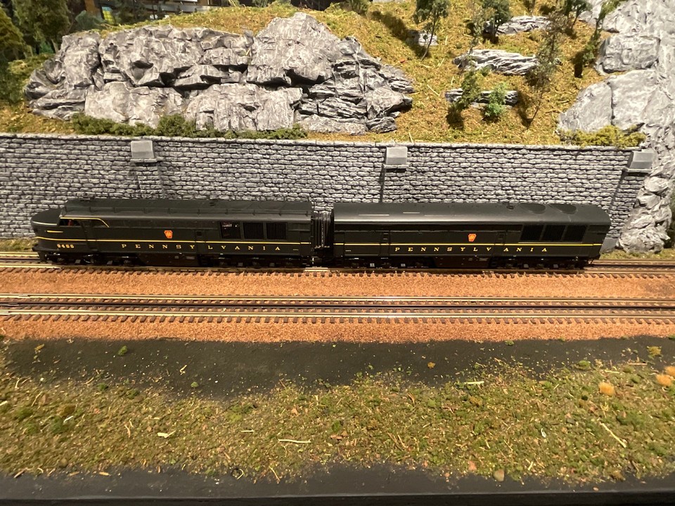 MTH #20-2489-1 O Scale Pennsylvania Railroad FM Erie Built AB Diesel PS ...