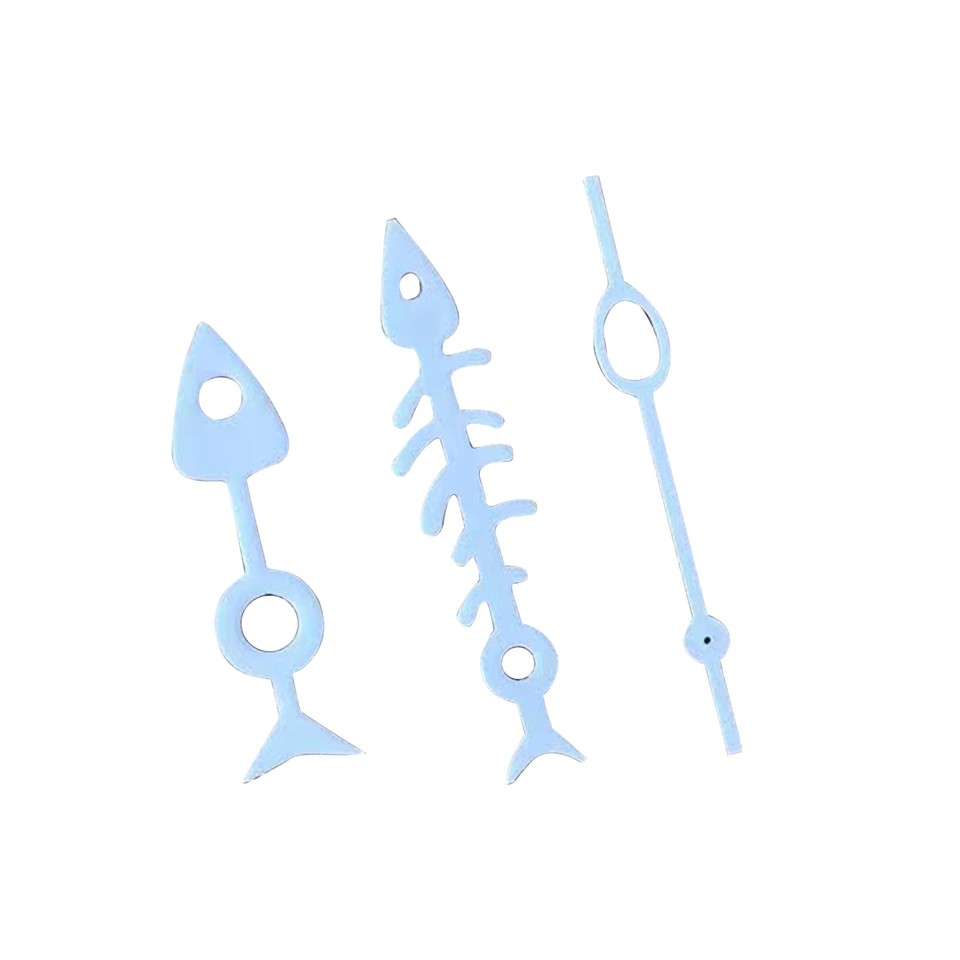 Green Luminous Fish Bone Watch Hands Pointer Needles for NH35/NH36/4R ...