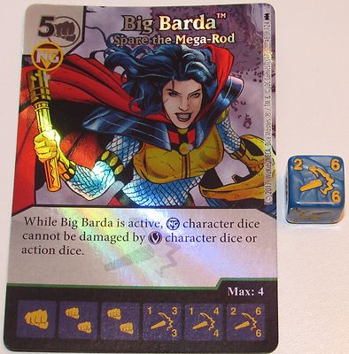 FOIL BIG BARDA: SPARE THE MEGA-ROD 48/124 Batman Dice Masters DC | eBay