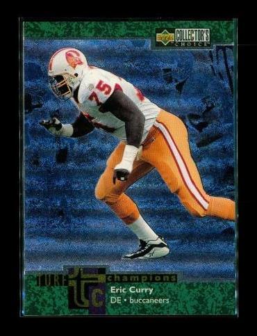 1997 UD CHOICE TURF CHAMPIONS Chrome Football Card TC55 ERIC CURRY Buccaneers | eBay