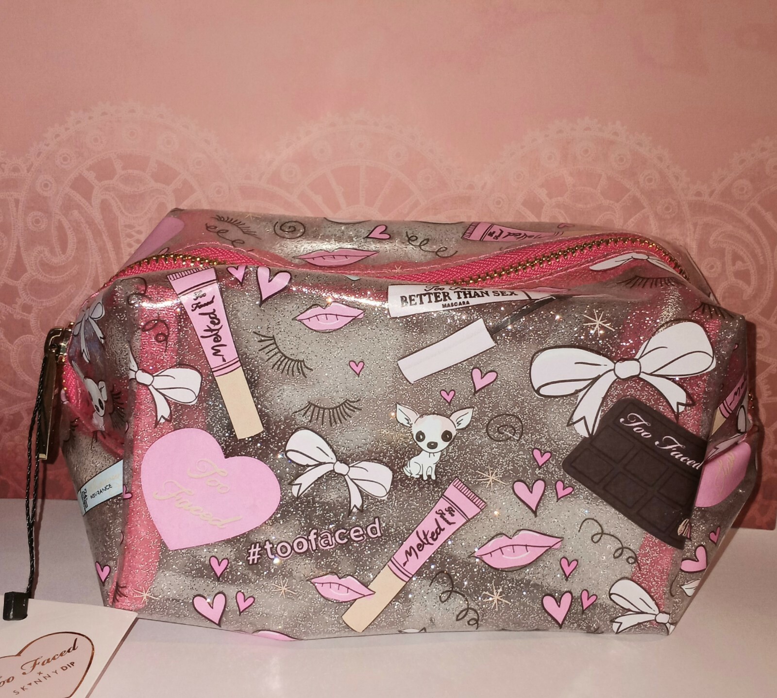 Too Faced Makeup Bag Skinny Dip | Saubhaya Makeup