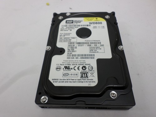 USED Western Digital 80 GB Hard Drive WD800JD-75MSA1 | eBay