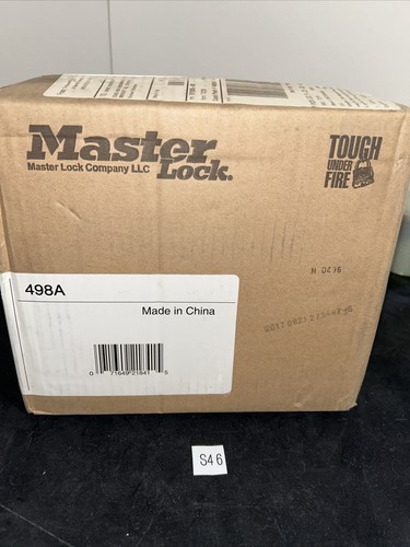 Master Lock 498A NEW In Box Nice Metal Heavy Duty Box! Fast Shipping ...