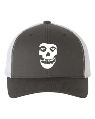 Misfit Fiend Skull Curved Bill Hat Mesh Trucker Snap Back | eBay