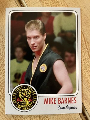 Sean Kanan Custom Card - Played Mike Barnes In Cobra Kai | eBay